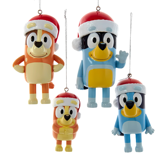 Bluey and Family Set of 4 – The Christmas Shoppe