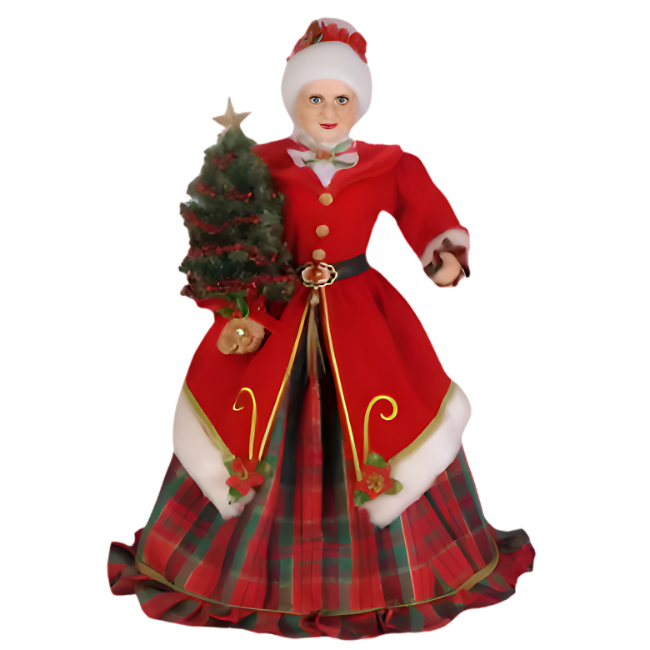 Karen Didion Lighted 20" Traditional Mrs. Claus Revised – The Christmas ...