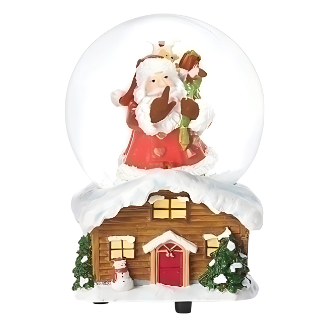 Musical Rooftop Santa Dome – The Christmas Shoppe